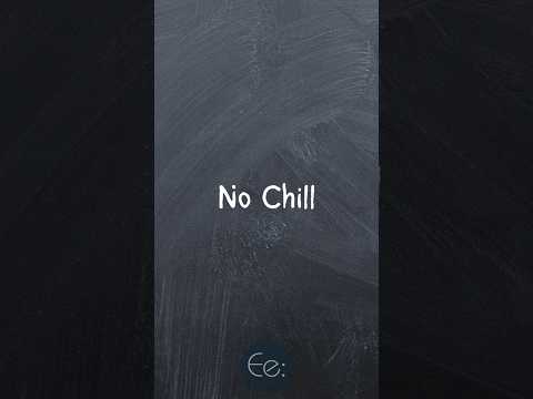 No Chill ❄️ What Does It Mean in Slang? by English explained #slang #phrases #expression #meaning