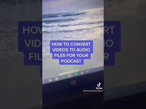 HOW TO CONVERT MP4 TO MP3 FILES FOR YOUR PODCAST #ytshorts #podcasttips #podcastingtips #businesstip