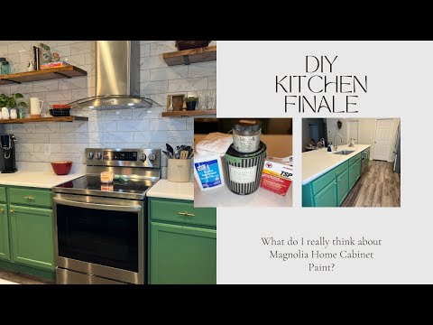 DIY Kitchen Finale-My thoughts on Magnolia Home Cabinet Paint by Kilz. Success or fail???