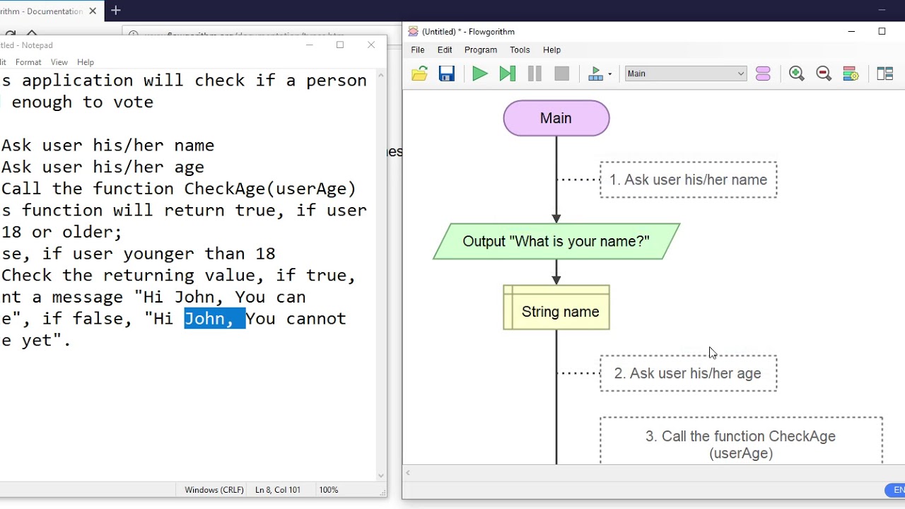 Flowgorithm 2.20 Tutorial #7