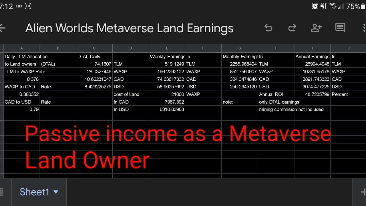 Alien Worlds Metaverse Land Guide DTAL Earnings