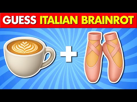 Guess These Italian Brainrot Memes by Emojis π | Brain = Melted