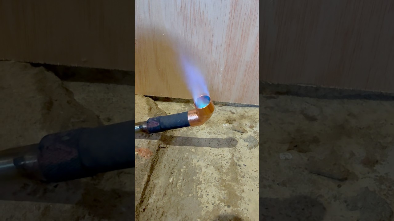 Soldering mats are for losers…. #plumber #plumbing #youtubeshorts #fyp #foryou #plumbinghacks