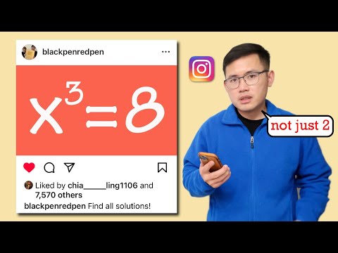 Solving x^3=8
