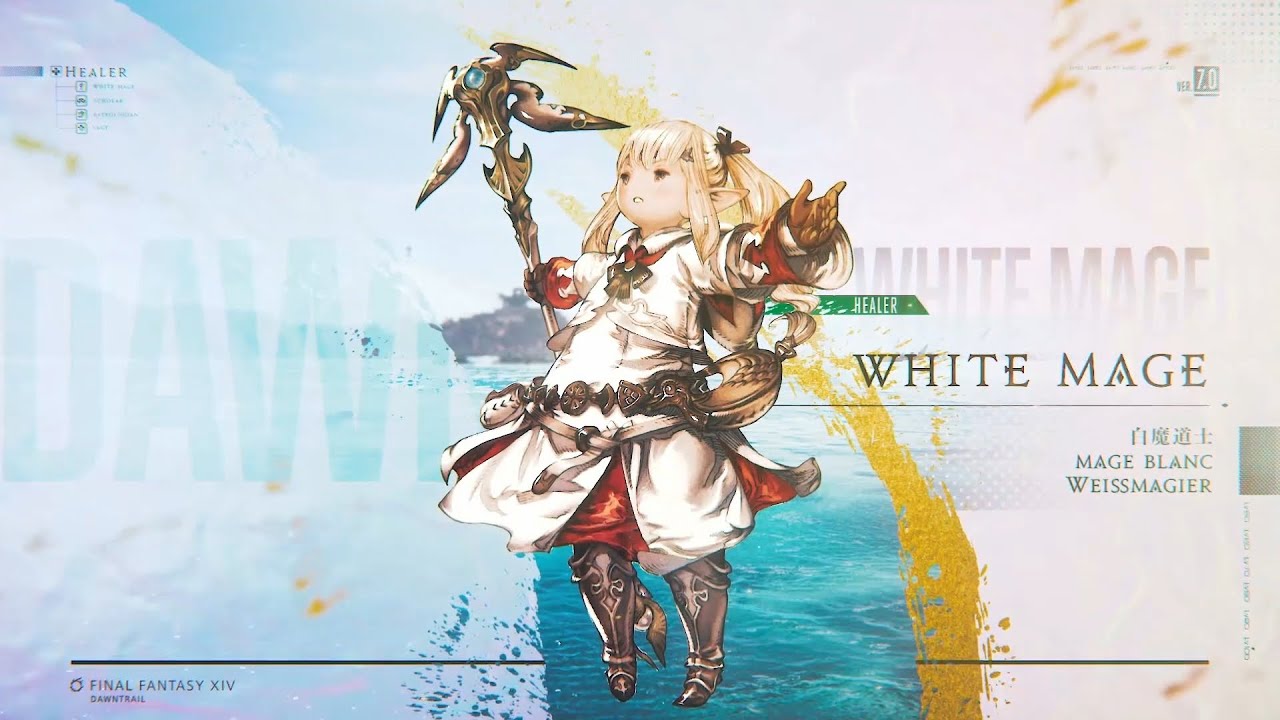 Dawntrail Trailer Annotated - White Mage