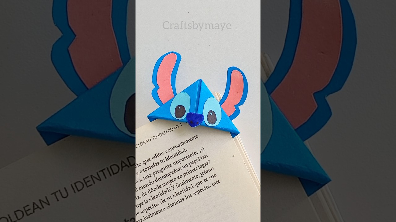 SEPARADOR de libros | Lilo y Stitch              #handmade #craft #hechoamano