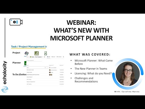 What's NEW with Microsoft Planner | Basic vs Premium Plans | Features Highlights by Echolocity