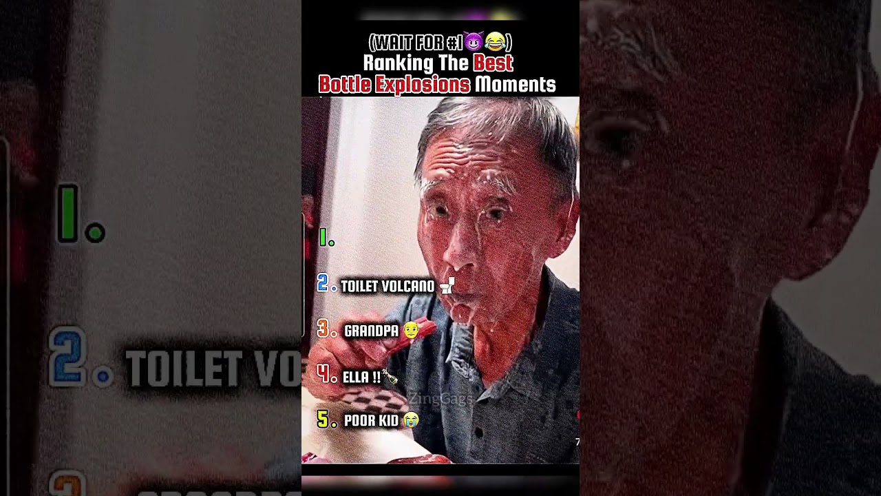 Ranking The Best Bottle Explosions Moments #ranking #tiktok #haboshbabosh