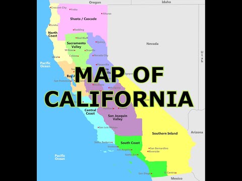 MAP OF CALIFORNIA !
