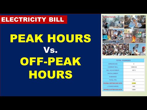 8. Peak Hours Vs. Off-Peak Hours|LESCO|FESCO|MEPCO|Hindi