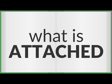 Attached | meaning of Attached