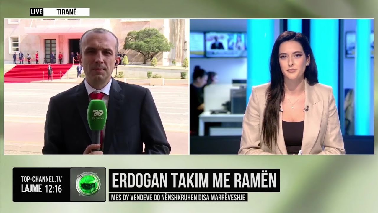 Top Channel/ Erdogan takim me Ramën, mes dy vendeve do nënshkruhen disa ... Top Channel/ Erdogan takim me Ramën, mes dy vendeve do nënshkruhen disa ...