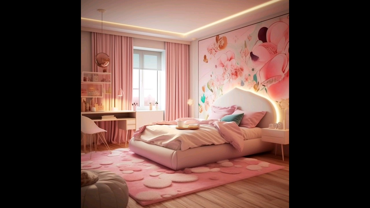 Children's Bedroom Decor Ideas #shorts #ai #room  #midjourney
