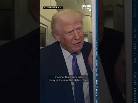 “It is a time of war': Trump addresses deportations using 'Alien Enemies' act