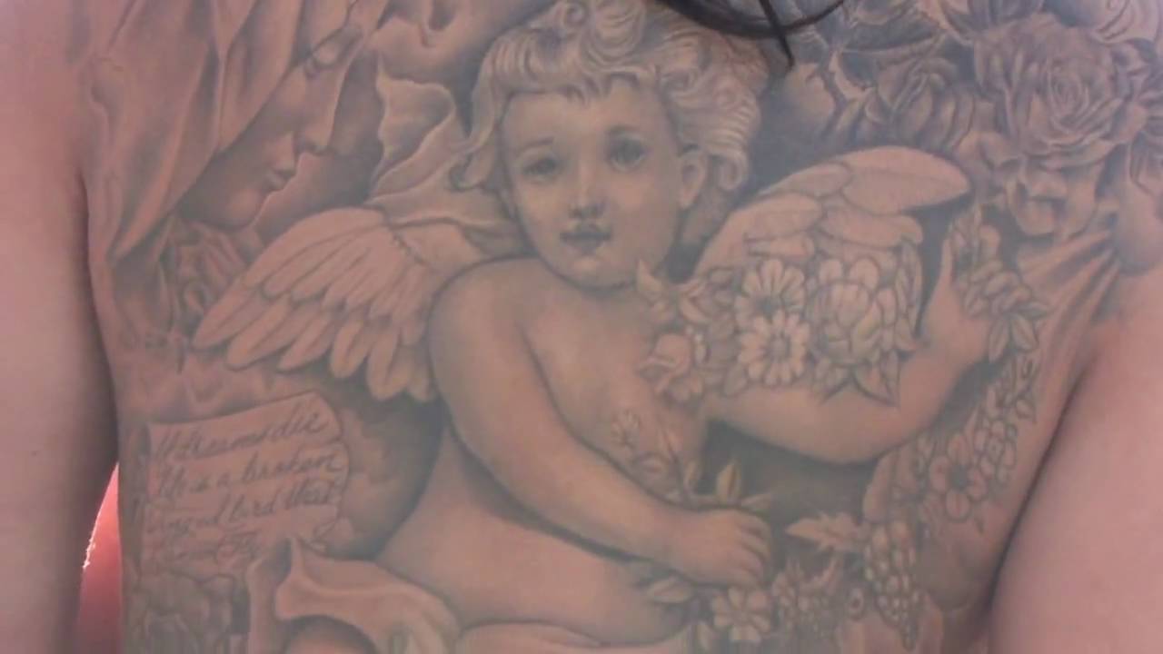 Daisy Marie shows her Cherub Tattoo - LA Photoshoot Campbell aka Snapshot1 | 6mic Films