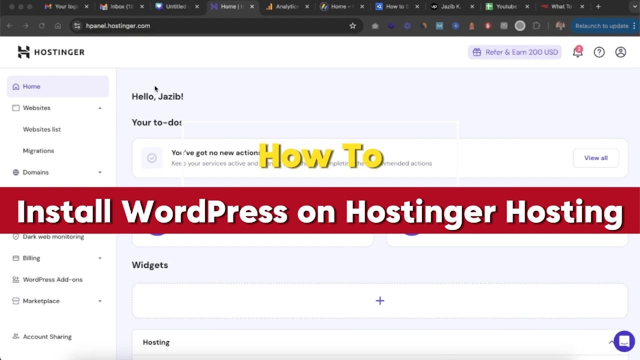 How to Install WordPress on Hostinger (Full Guide) 2025