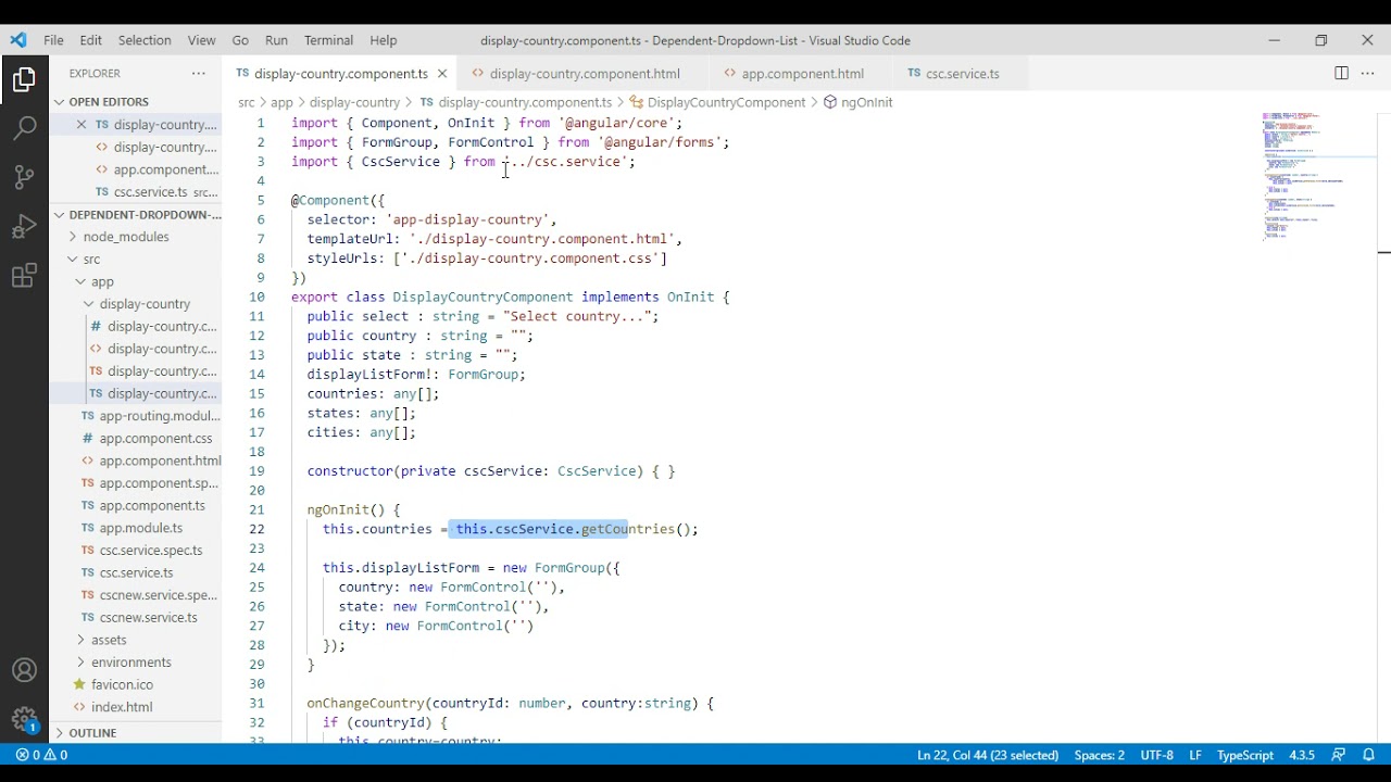 Multilevel DropDown Code