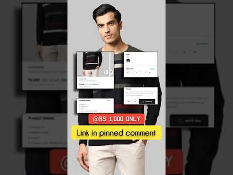 RAYMOND Striped Round-Neck Pullover on AJIO | sweaters for men | #shorts #youtubeshorts #mensfashion