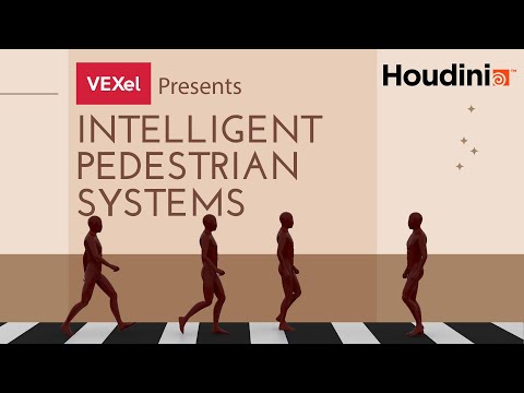 [TRAILER] Dynamic Pedestrian Systems in Houdini with VEX