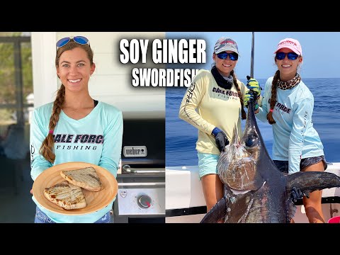 SOY GINGER SWORDFISH STEAKS 🐟🥩 Gale Force Twins
