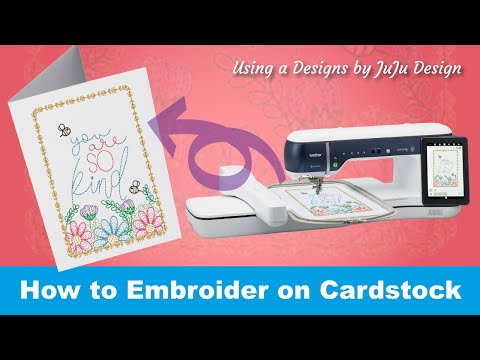 The AllBrands Show | How to Embroider on Cardstock