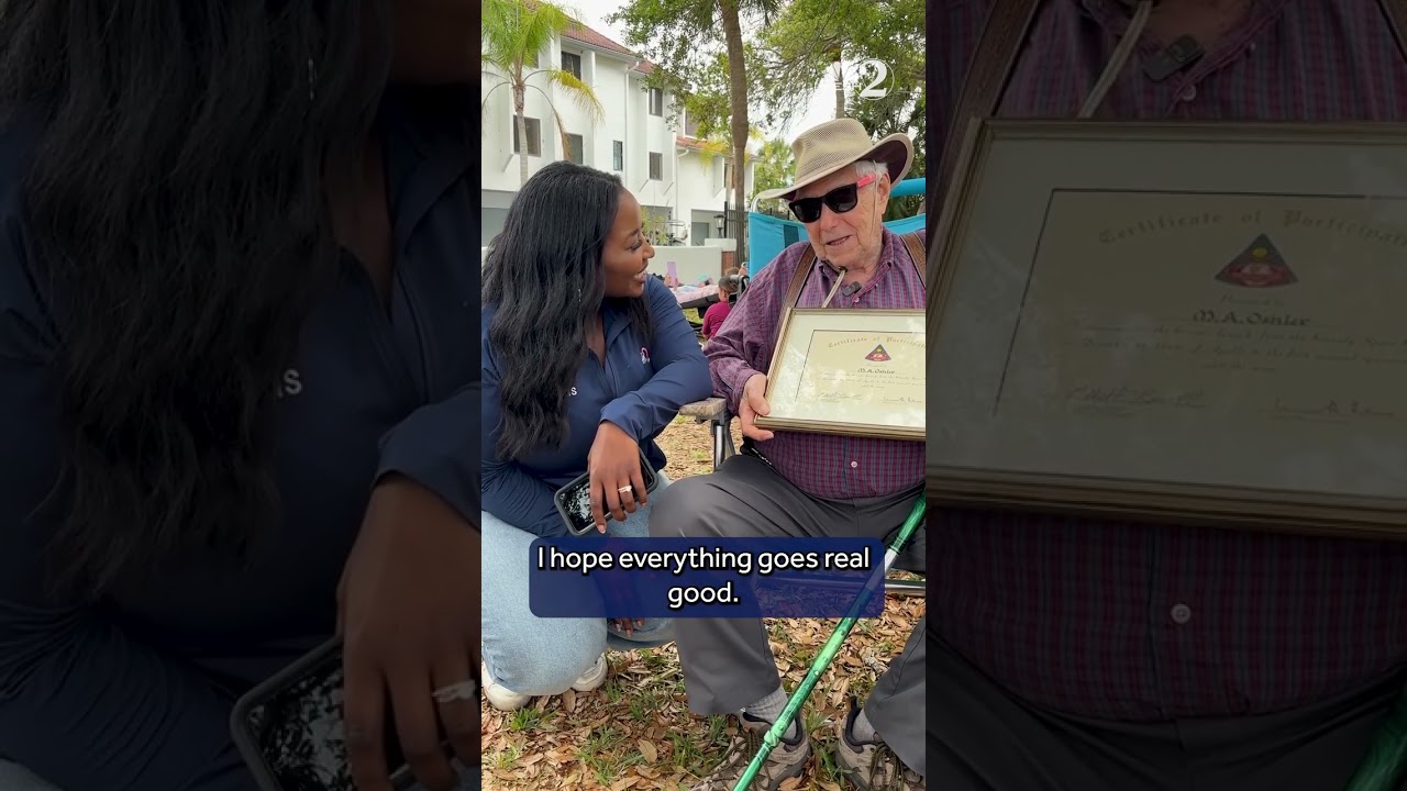 93-year-old Apollo 8 worker watches Artemis II launch