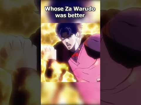 Whose Za Warudo Was Better