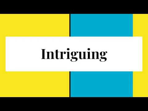 Intriguing meaning in Hindi