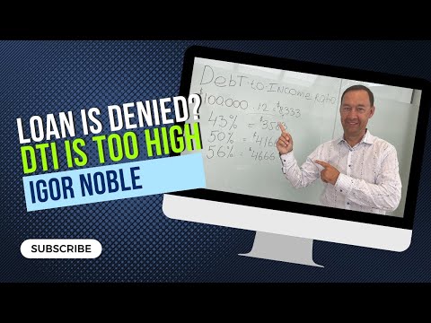 Loan is Denied? High Debt to Income Ratio Loans | DTI is Too High