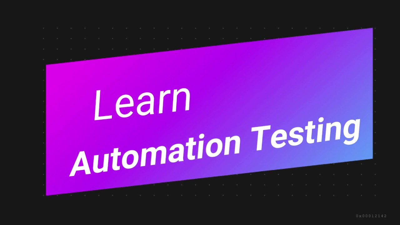 Learn Automation Testing Selenium Javascript Node.js Beginner Friendly