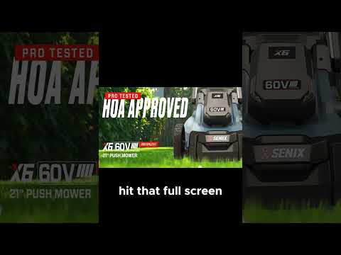 -Amazon link: https://amzn.to/4jro6zr // Review SENIX X6 3-in-1 Cordless Lawn Mower