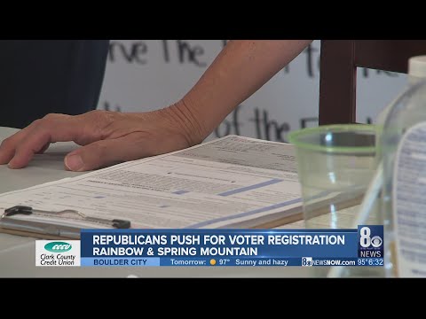 Republican register residents to vote in Nevada