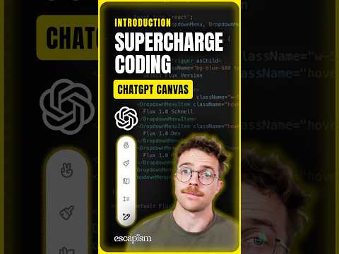 How to use ChatGPT Canvas for coding ✨ #chatgpt #chatgptcanvas