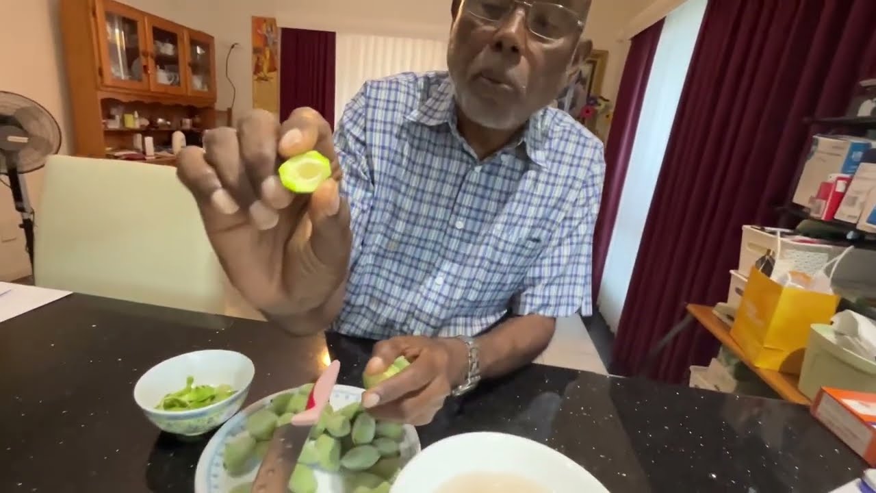 How to Prepare & Eat Green Almond to get the Benefits Nutritions and Antioxidants. See Description