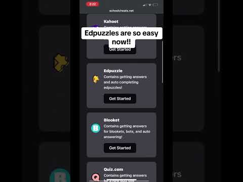 Get all the answers to your Edpuzzles! #schoolcheats #hack #hacks #school #schoolhacks #edpuzzle