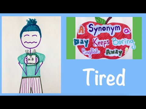 English Synonyms of Tired