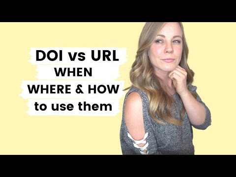 DOI or URL? APA 7th Edition Guidelines