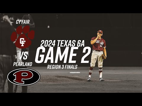 Pearland vs Cy Fair | 2024 6A Region 3 Finals | Game 2