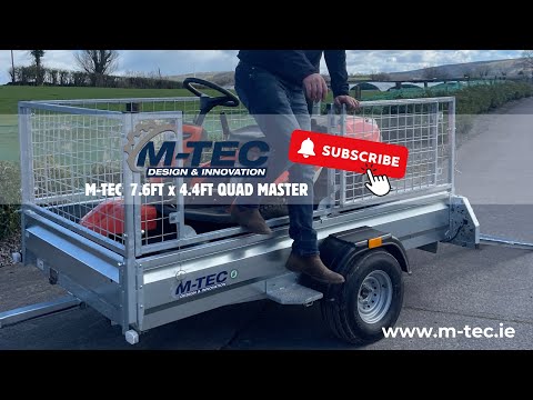 M-TEC QUAD MASTER TRAILER  7.6FT x 4.4FT
