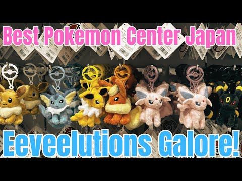 EEVEELUTIONS GALORE!  LATE DECEMBER 2024 Best Pokemon Center in Japan Tour! [4K]
