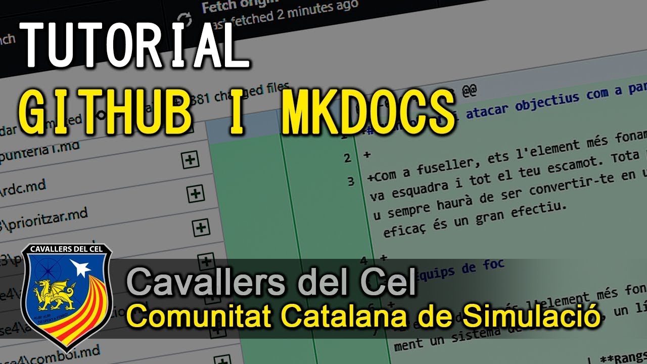 Tutorial sobre Github i mkdocs-material