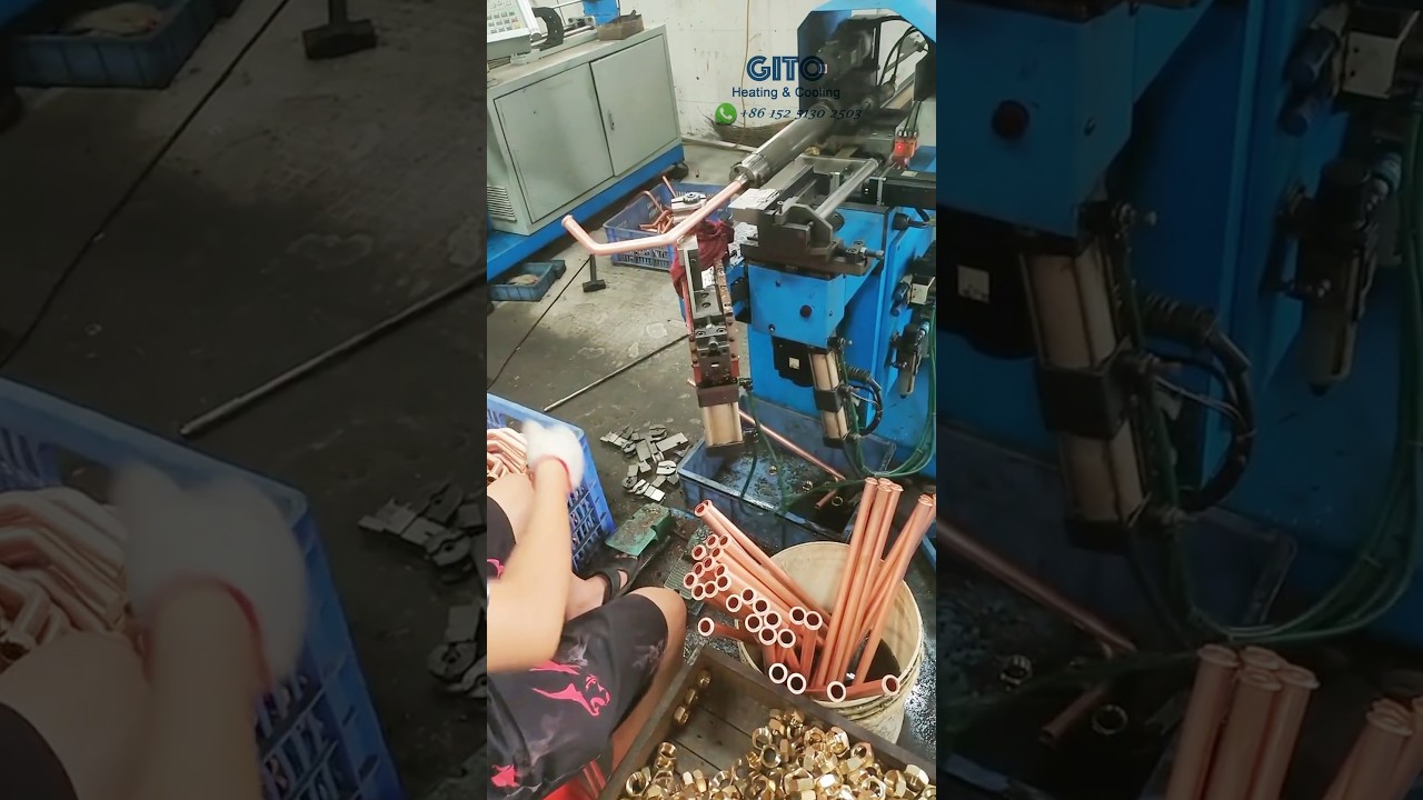 CNC Copper Tube Bending Machine for #hvac