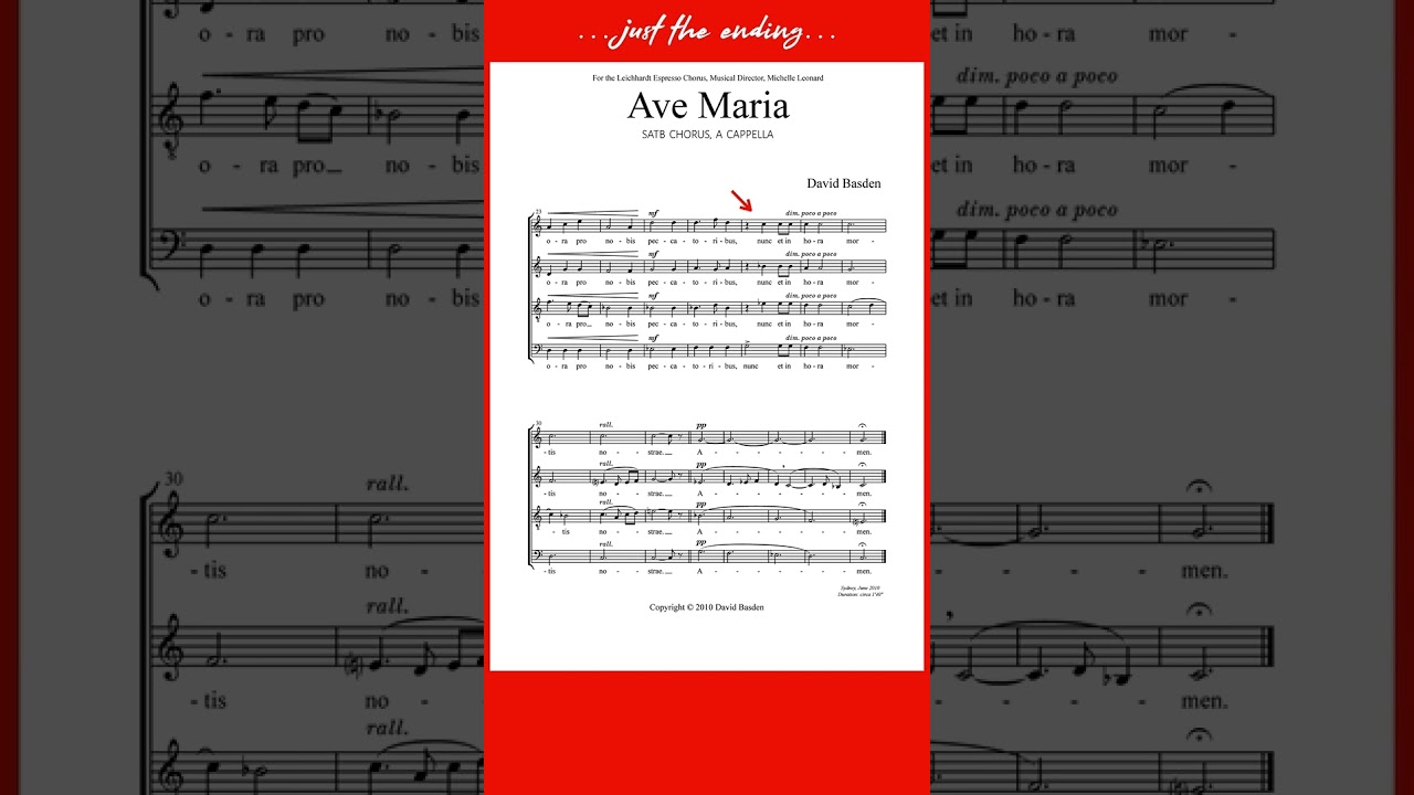 Ave Maria (SATB) #choral #sacred #latin