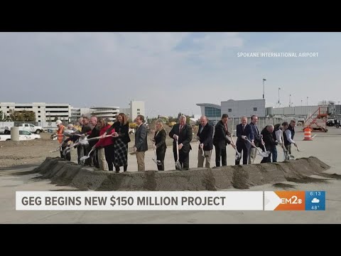 Spokane International Airport breaks ground on major expansion