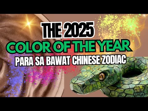 COLOR of the Year 2025 - Luckiest Color and Pantone Color of the Year 2025