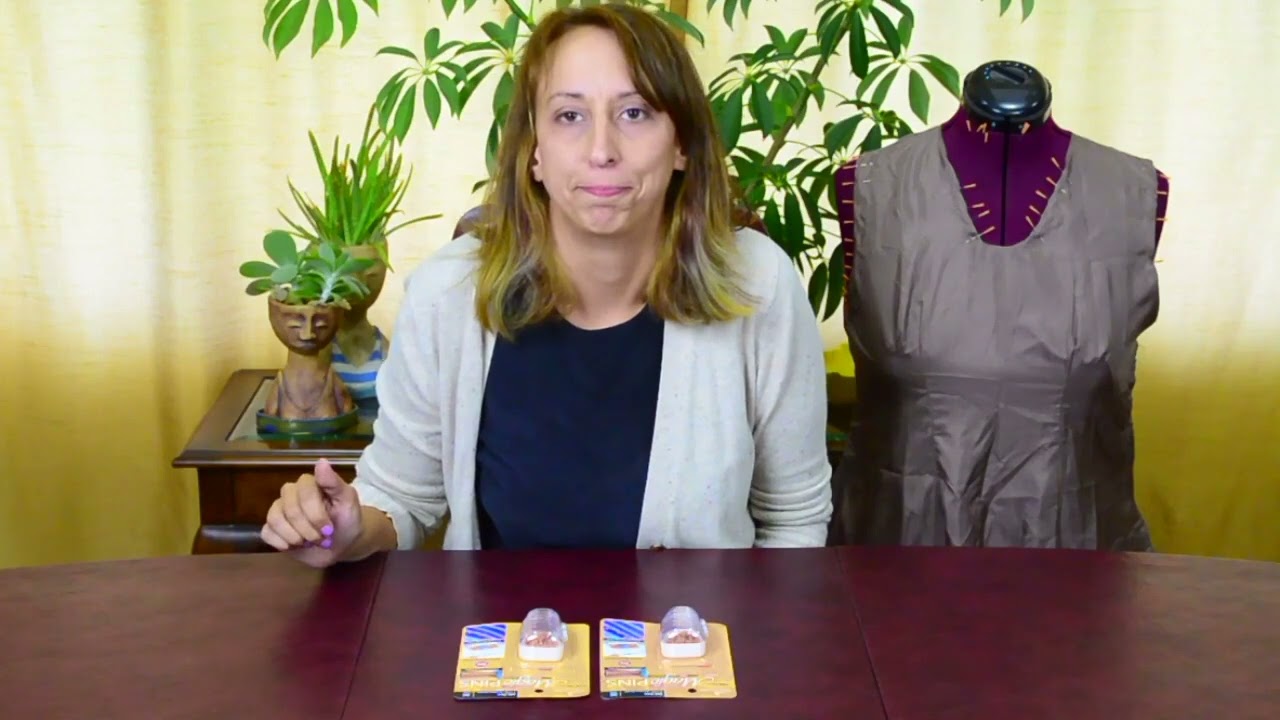 Pinning Fine Fabrics With Magic Pins-Silk