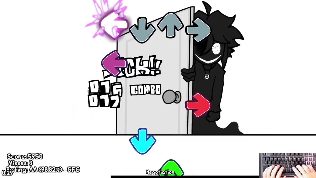 FNF The Brighterside Brightside Remake - Negotiation (Modchart) (FC) (4k)