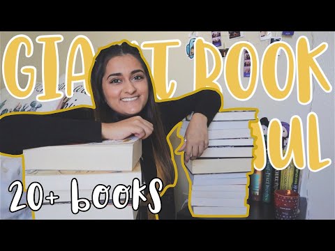 GIANT BOOK HAUL | 20+ fantasy and sci-fi books i've purchased recently