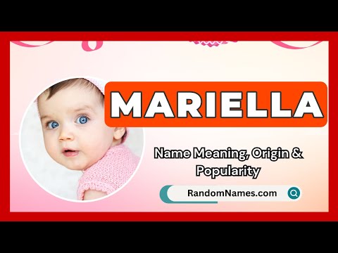 Mariella - Baby Girl Name Meaning, Origin & Popularity - RandomNames.com