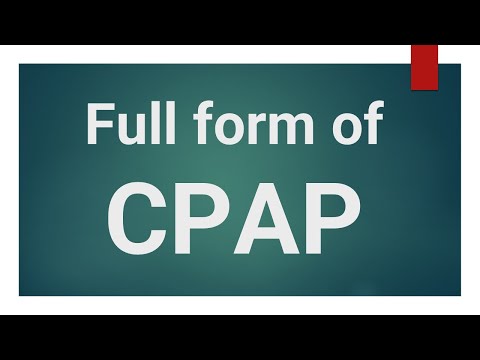 Full form of CPAP-Medical Terminology-Medical Abbreviations